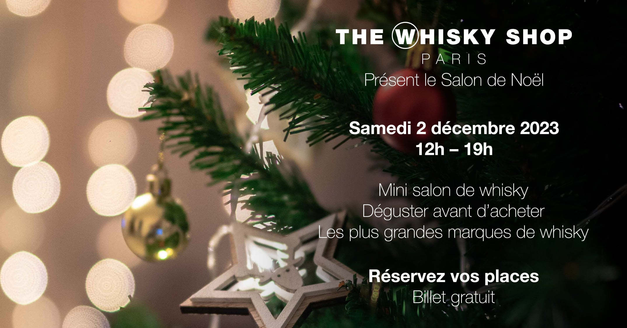 Le Salon de Noël - Samedi 2 décembre - The Whisky Shop Paris