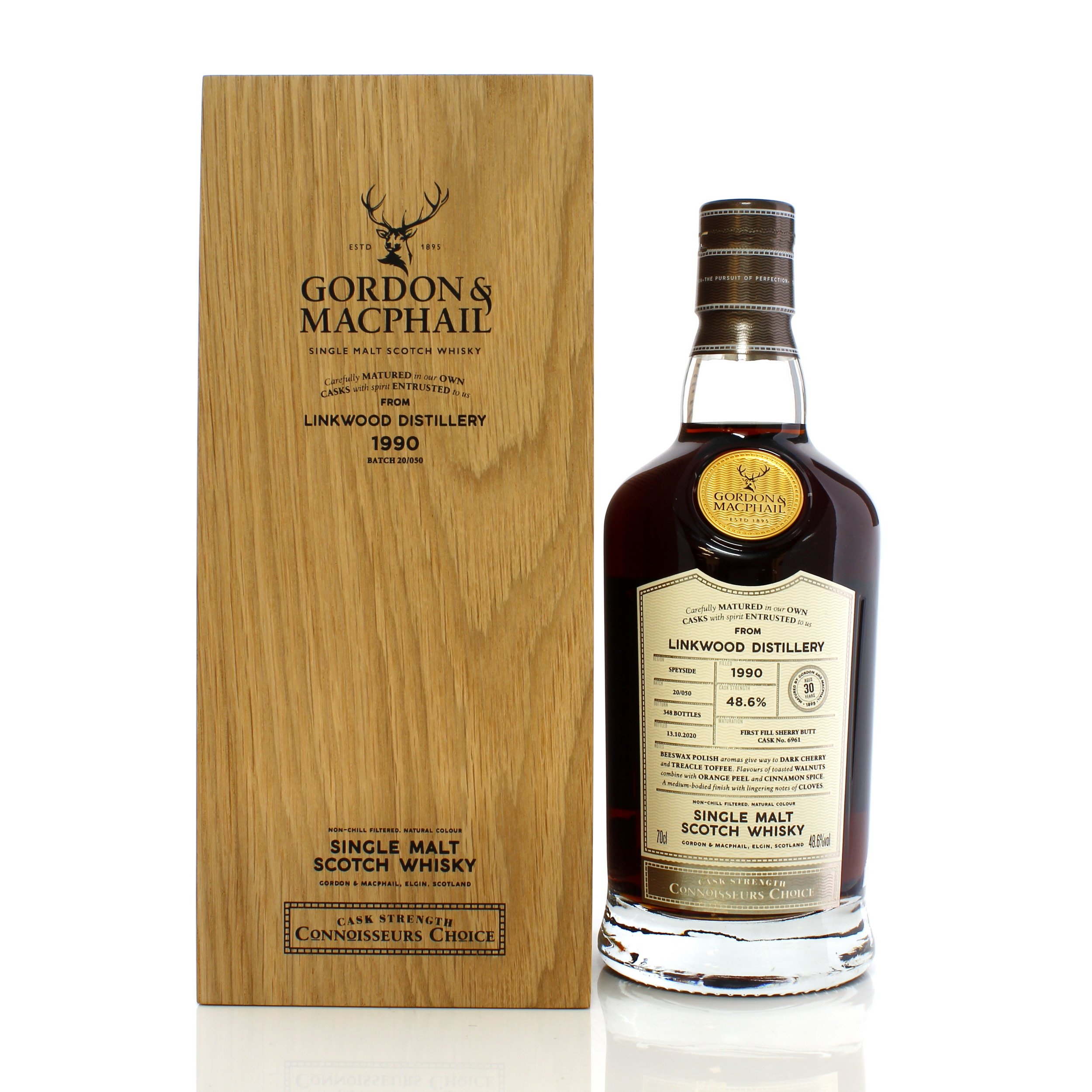 Linkwood 1990 30 Year Old Single Cask 6961 Gordon And Macphail