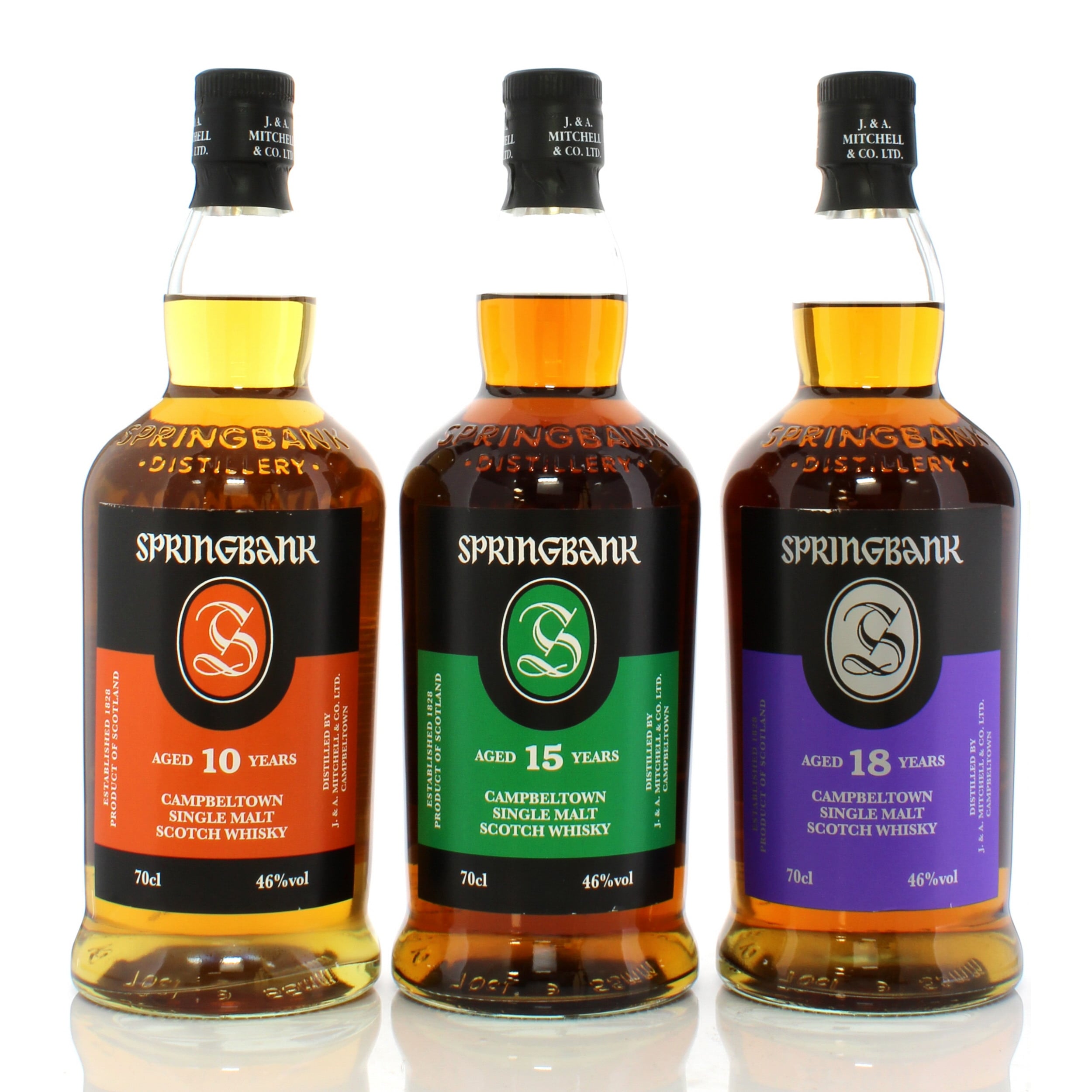 Springbank 10, 15 & 18 Year Old Auction A74648 | The Whisky Shop Auctions