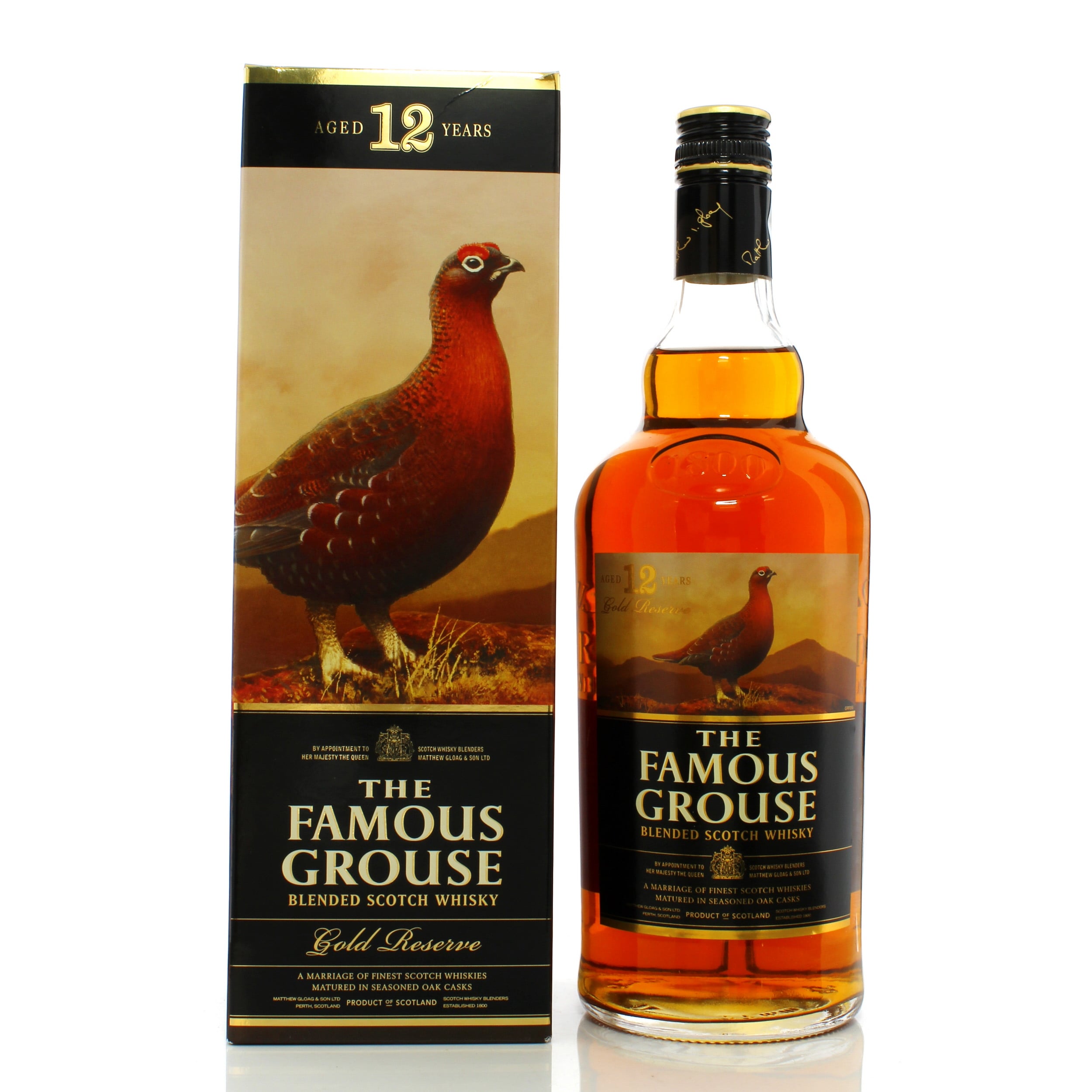Famous Grouse 12 Year Old Gold Reserve Auction A80546 | The Whisky Shop ...