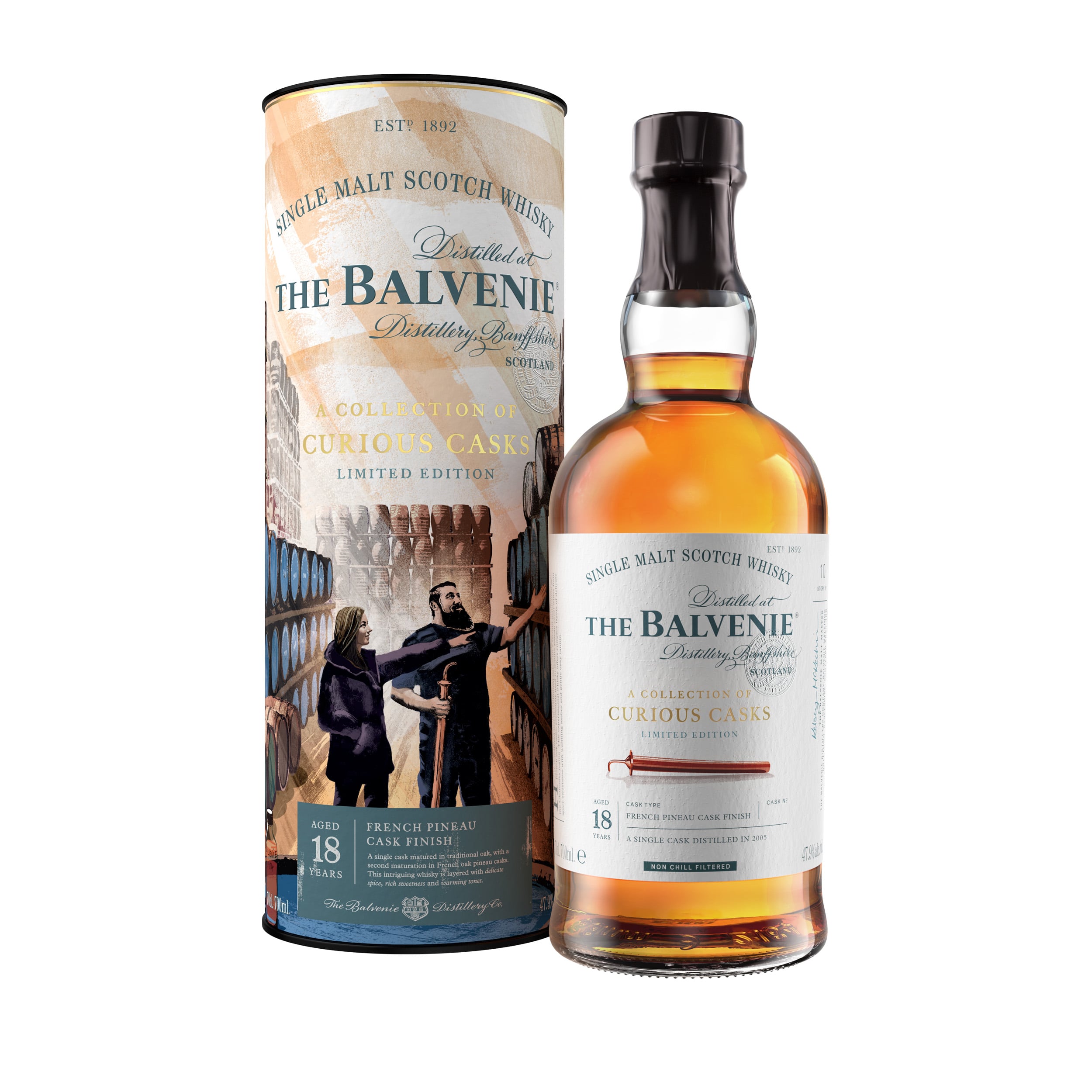 Balvenie A Collection of Curious Casks 18 Year Old French Pineau Cask ...