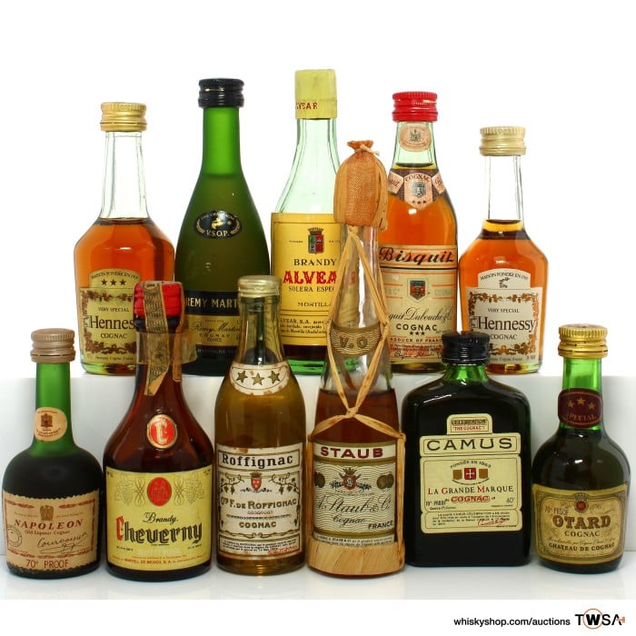 Assorted Brandy Miniatures x11 Auction A14495 | The Whisky Shop Auctions