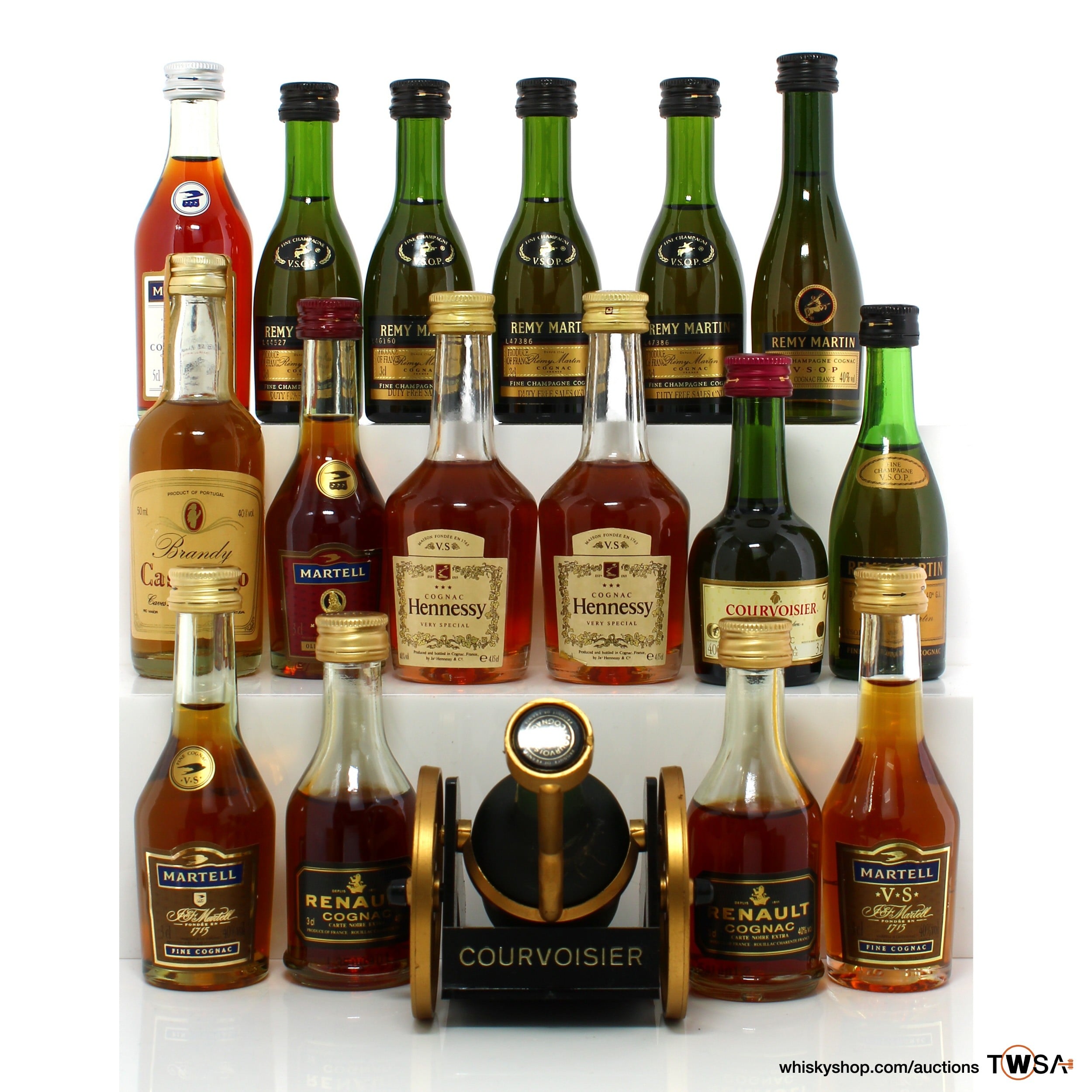 Assorted Cognac Miniatures 17x5cl Auction A16047 | The Whisky Shop Auctions