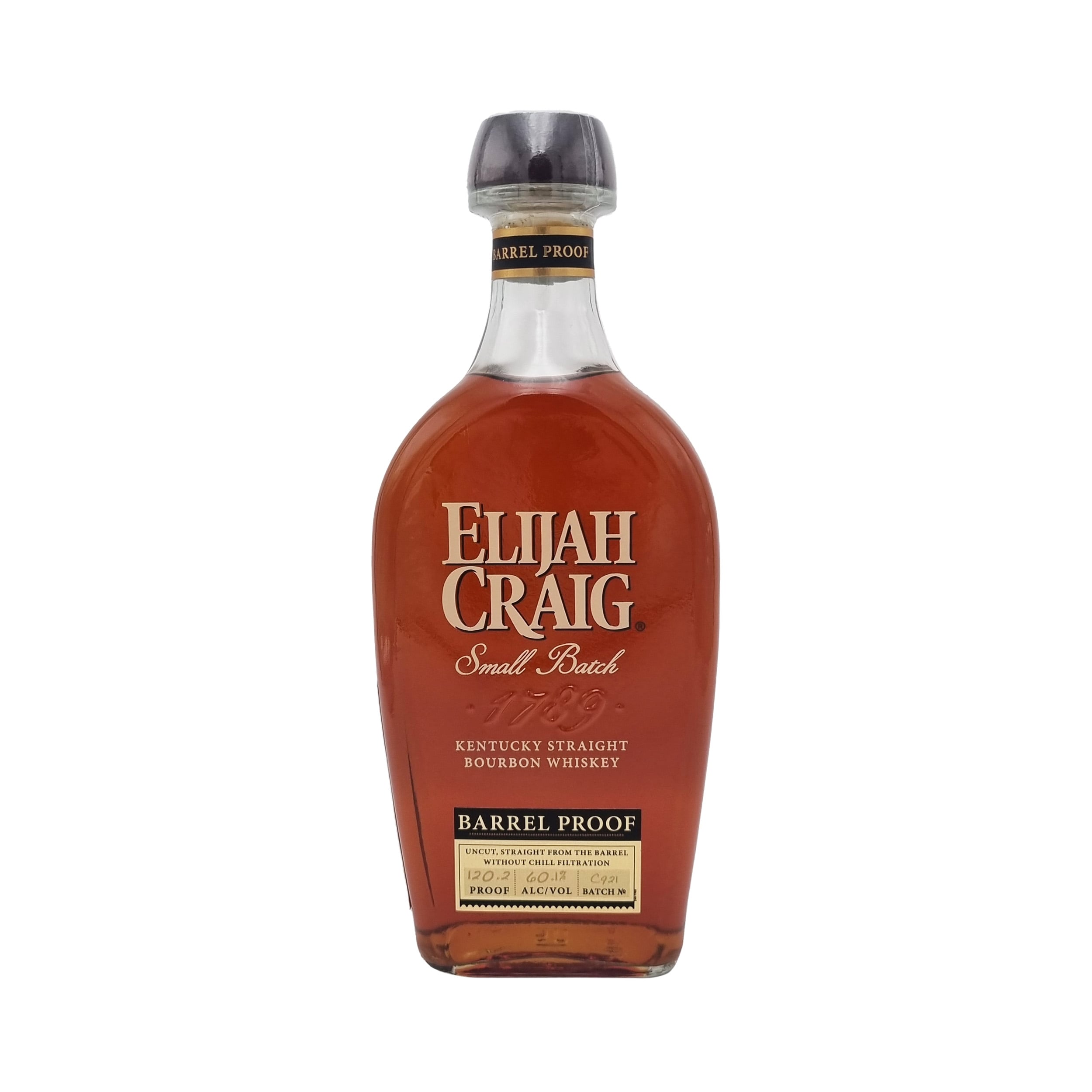 Elijah Craig Barrel Proof - Batch no C921 | The Whisky Shop France