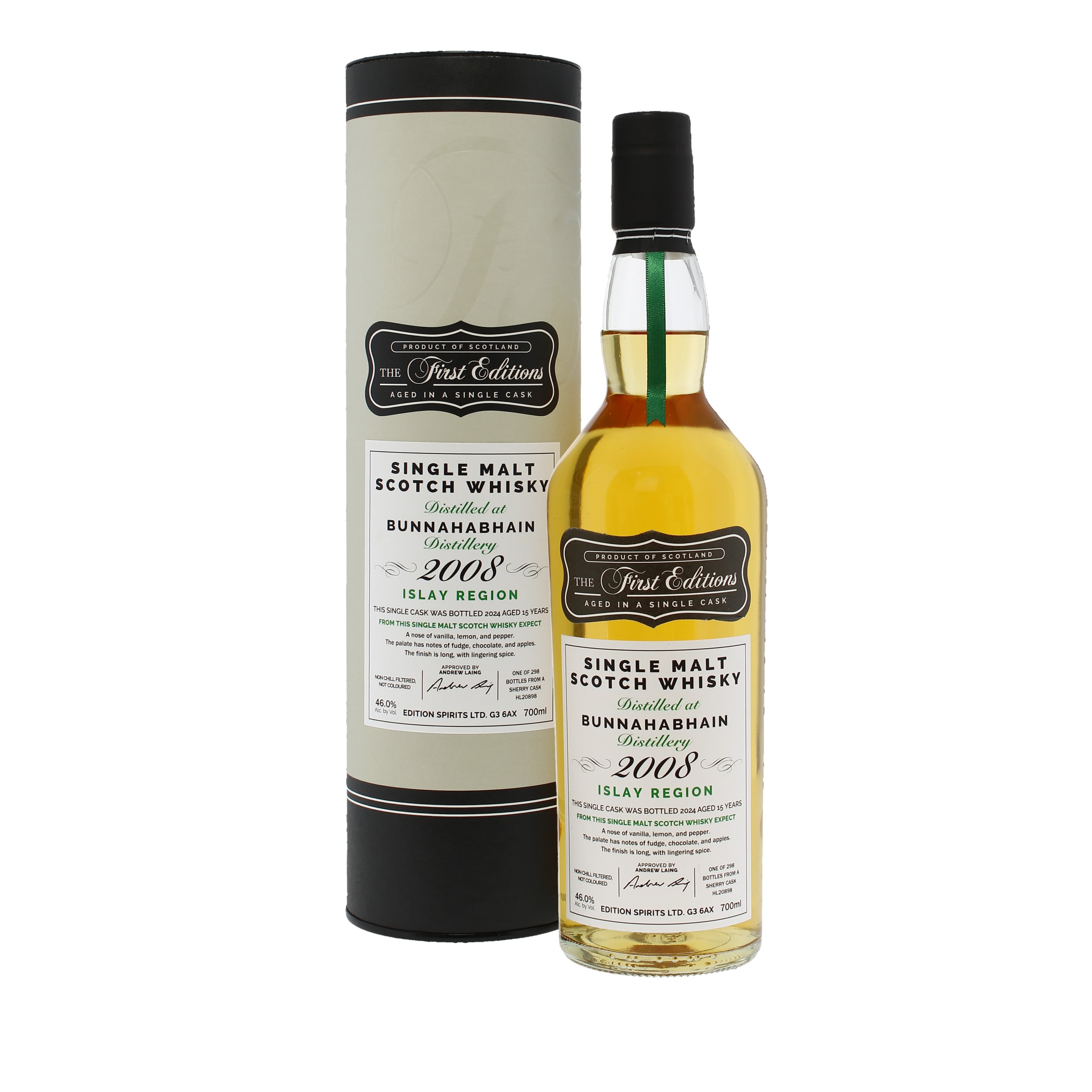 First Editions Bunnahabhain 2008 15 Year Old Sherry Cask HL20898 | The ...
