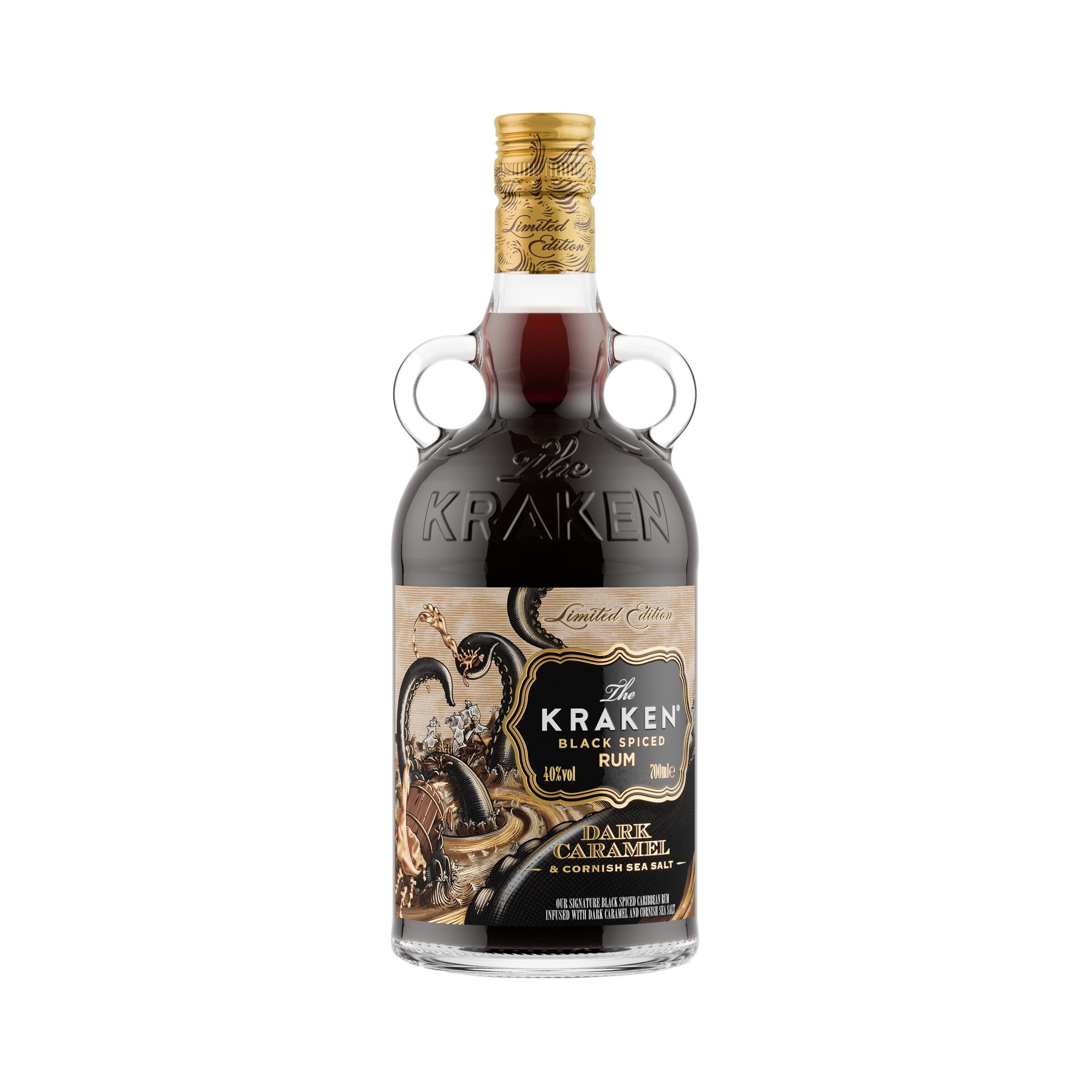 Kraken Black Spiced Rum Dark Caramel & Cornish Sea Salt | The Whisky Shop