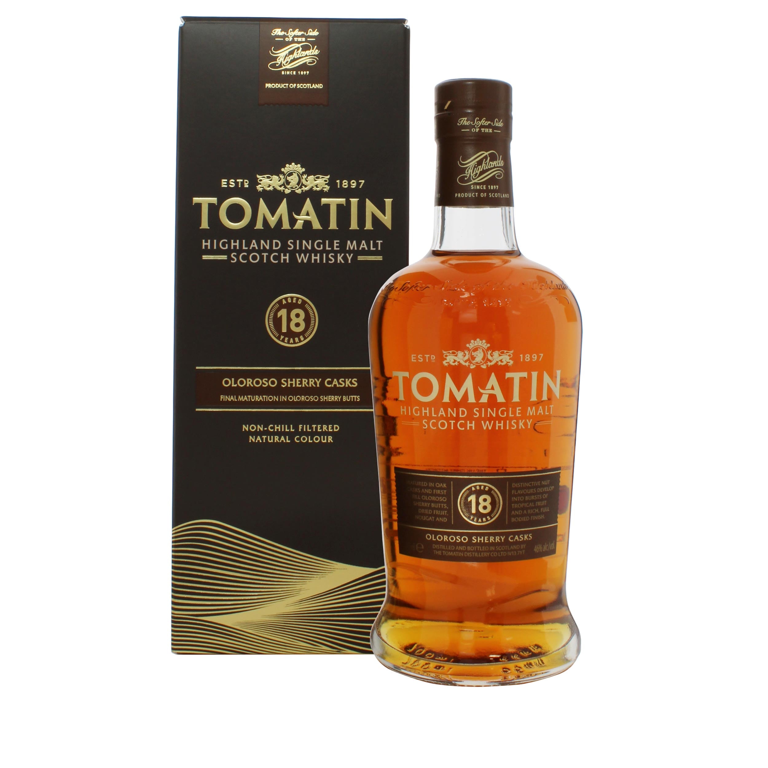 Tomatin 18 Year Old Highland Single Malt Scotch Whisky 70cl | The ...